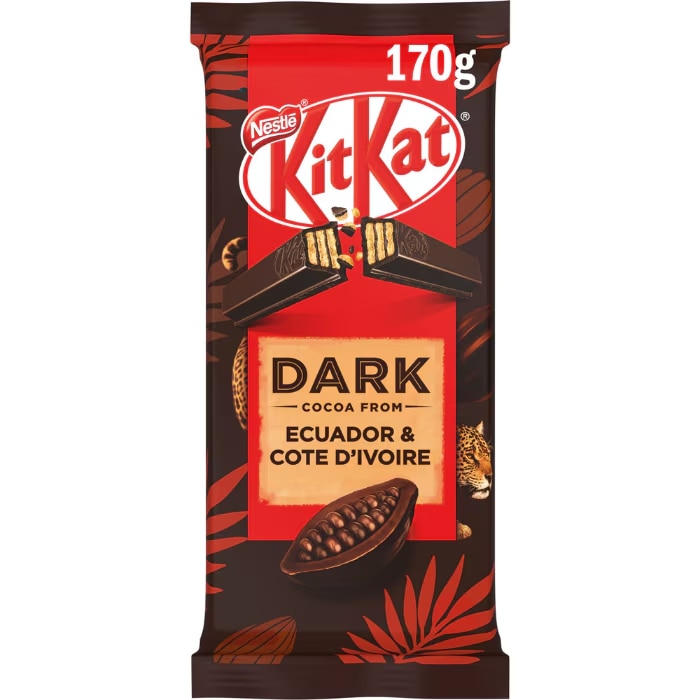 KitKat Dark Chocolate Block 160g | KitKat®