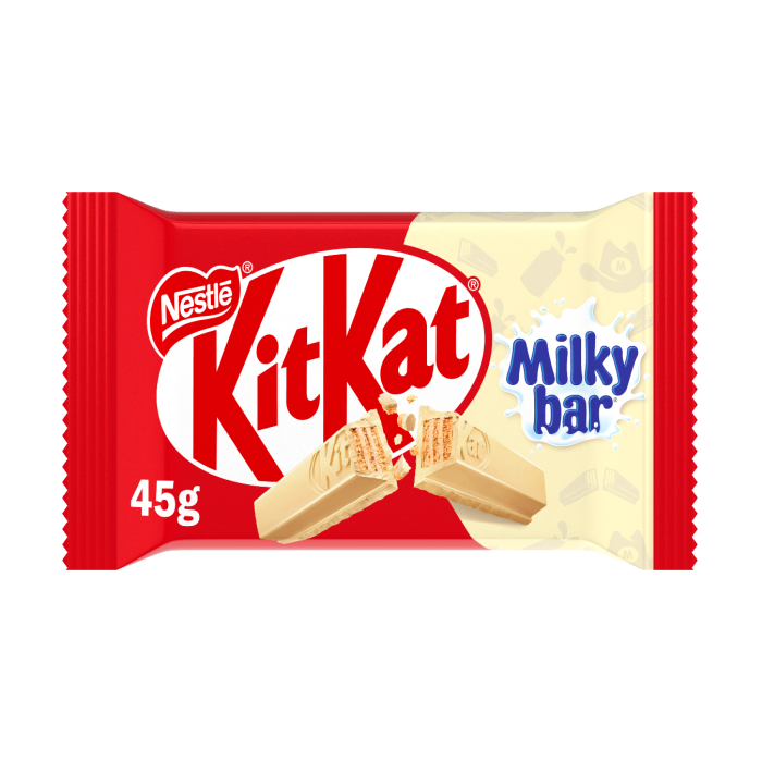 KitKat Milkybar 4 Finger White Chocolate Bar 42g | KitKat®