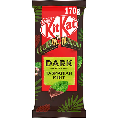 KitKat Tasmanian Mint Dark Chocolate Block 160g | KitKat®